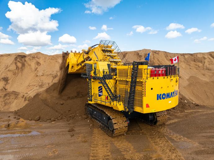 Expanding the Fleet: Second Komatsu PC9000 Excavator Arrives at Suncor ...